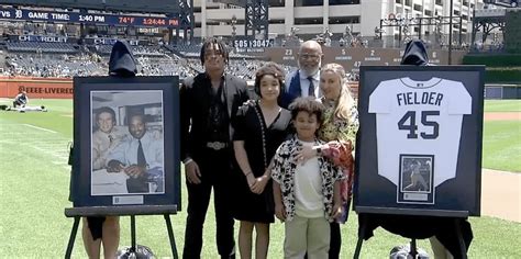 Former Slugger Cecil Fielder Honored By Detroit Tigers Video