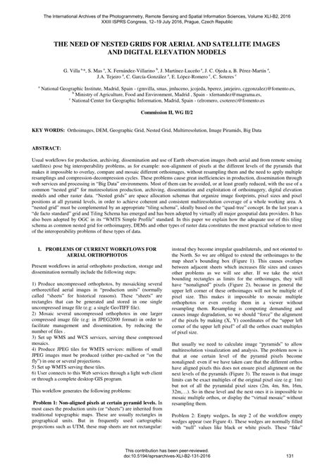 Pdf The Need Of Nested Grids For Aerial And Satellite Images And