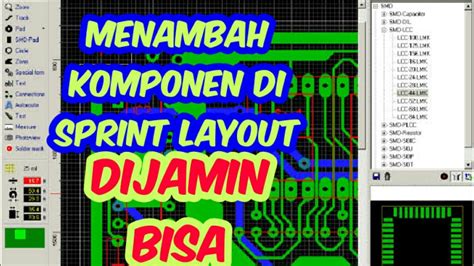 membuat makros komponen sprint layout youtube