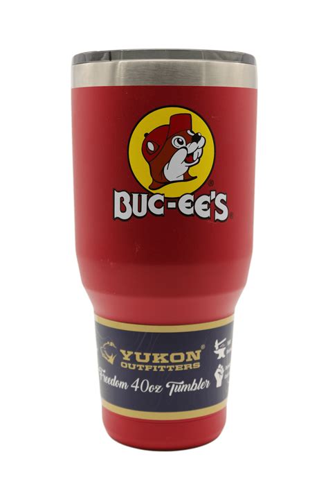 Buc Ees Red Stainless Steel Tumbler Double Walled Hot And Cold Ideal