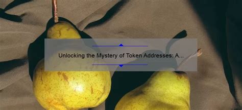 Unlocking The Mystery Of Token Addresses A Guide To Finding And