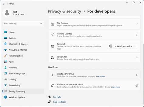 Windows 11 Settings Brings New USB4 Controls Cloud PC Dev Drive