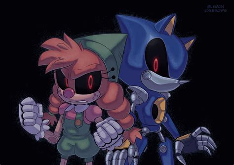 1848 Safe Artistlemon Eyebrows Belle The Tinkerer Metal Sonic