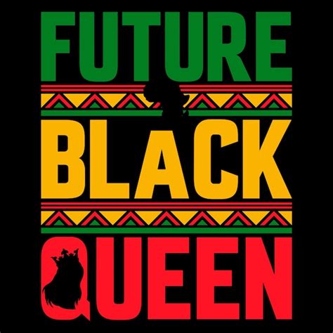 Premium Vector Future Black Queen T Shirt Design