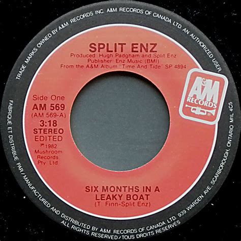 Six Months In A Leaky Boat By Split Enz 1982 Hit Song Vancouver Pop