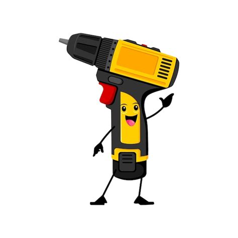 Herramienta de construcción y reparación de dibujos animados divertida