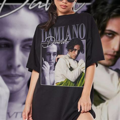 Damiano David Vintage Shirt Damiano David Homage Tshirt Damiano David