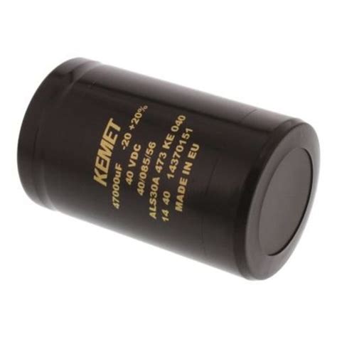 Kemet 47000 µf 40 Vdc Aluminum Electrolytic Capacitor ±20 Chassis Mount Price From Rs 0 Unit
