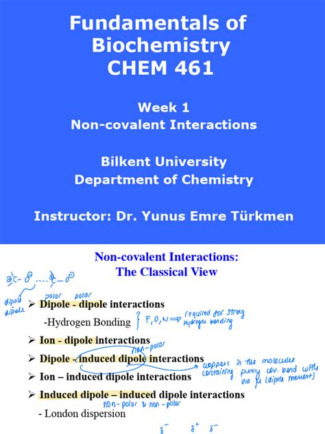 Biochemistry Week 1 Pdf Hydrogen Bond Chemical Bond