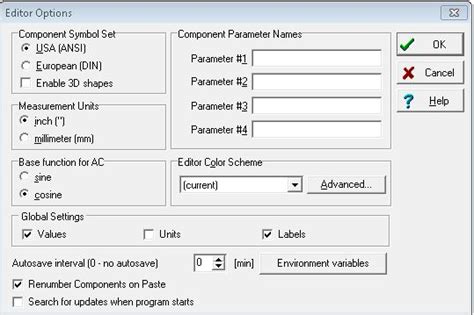 How Do I Switch Off The Autosave Function Of Tina Simulation Hardware And System Design Tools