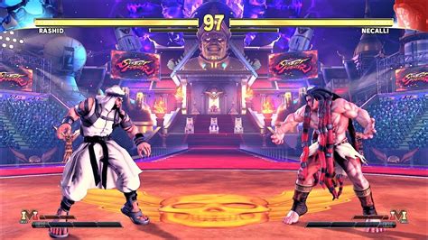 Rashid Vs Necalli Hardest AI Street Fighter V YouTube