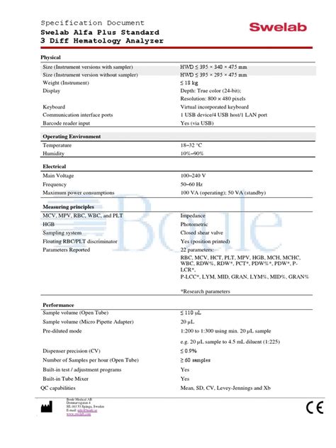 Spesifikasi Swelab Alfa Plus Standard Pdf Usb Computer Engineering