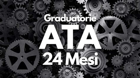Graduatorie ATA 24 Mesi Domande Dal 28 Aprile Al 19 Maggio 2025