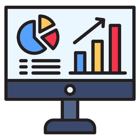 Web Analytics Generic Outline Color Icon