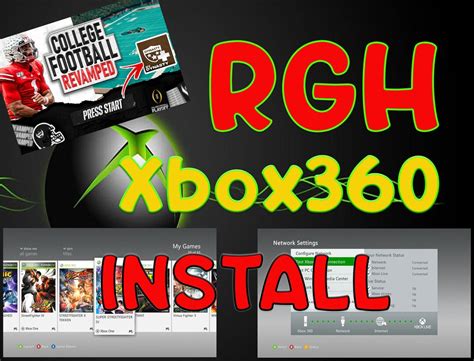 rgh 3 xbox 360 rgh3 install send in service console not included