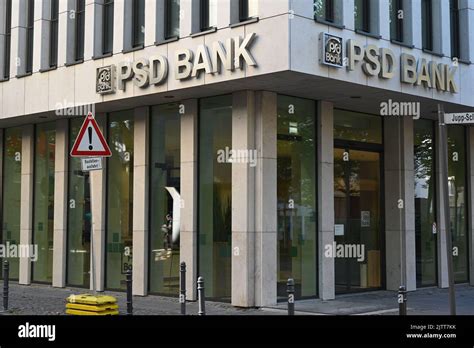 Cologne Germany St Sep Lettering And Logo Of Psd Bank On The Building Of Psd Bank