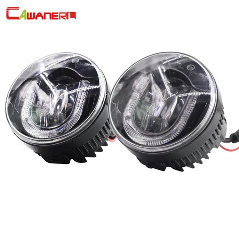 Cawanerl X Car LED Light Source Fog Bulb DRL Daytime Running Lamp Styling For Nissan Note