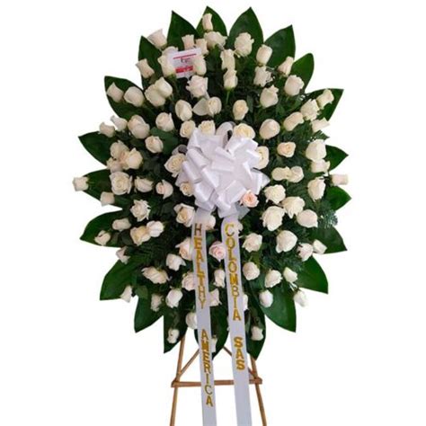 Arreglo Funebre Rosas Blancas Entregas Hoy Floristería Cali