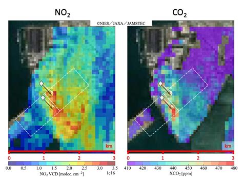 First Analysis For Concurrent Observations Of No2 And Co2 From Power Plant Plumes Using Airborne
