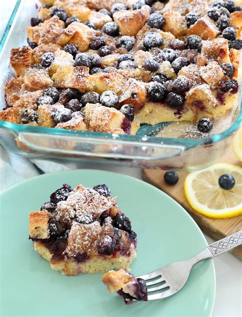 Blueberry Lemon French Toast Bake At Tayla Bruton Blog