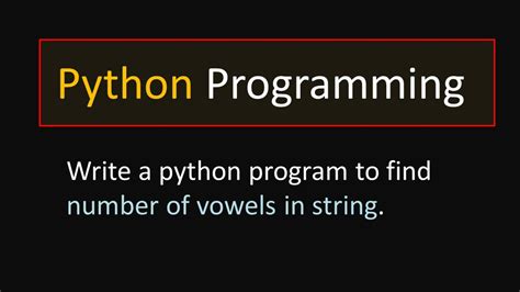 python programming python problem solving skills string in python youtube