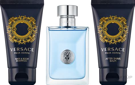 Versace Pour Homme - Набор (edt/50ml + a/sh/balm/50ml + sh/gel/50ml ...