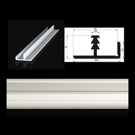 Врезной кромочный Т-профиль (19 мм) - petroplav.by