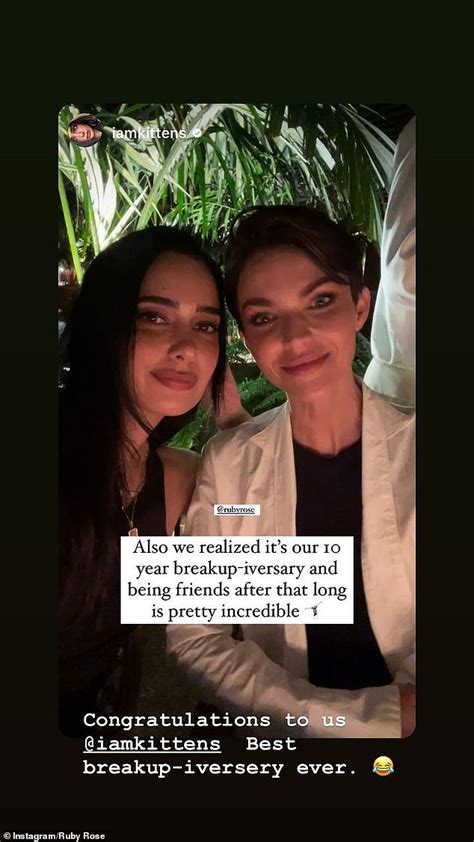 Ruby Rose And Ex Dj Lauren Abedini Celebrate The 10 Year Anniversary Of