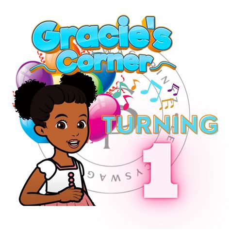 Gracies Corner Birthday Png Digital File Only 1st Etsy