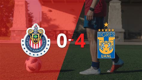 Doblete De Nicol S Ib Ez En La Goleada De Tigres Frente A Chivas