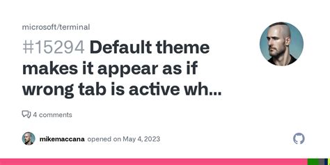 Default Theme Makes It Appear As If Wrong Tab Is Active When Using Two Tabs · Issue 15294