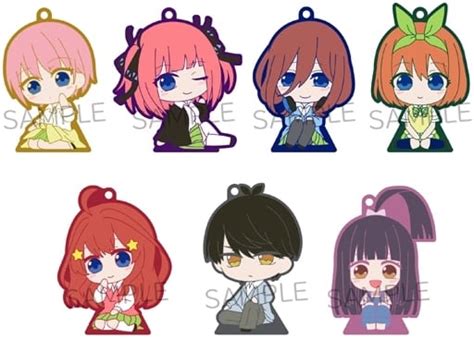 駿河屋 全7種セット 「映画 五等分の花嫁 おすわりラバースタンド」（その他）