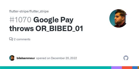 Google Pay Throws OR BIBED Issue Flutter Stripe Flutter Stripe GitHub