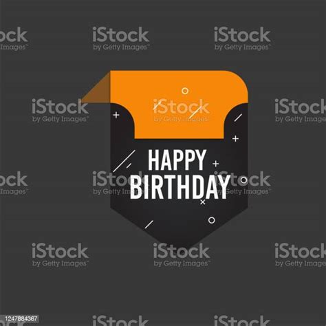 인사말 카드 인쇄 및 천스타 디자인생일 모양 배너 생일 기념일 축하 파티 초대에 대한 편집 벡터 그림 흰색에 격리 개념에 대한