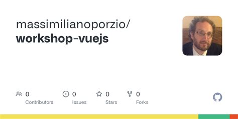 Github Massimilianoporzioworkshop Vuejs