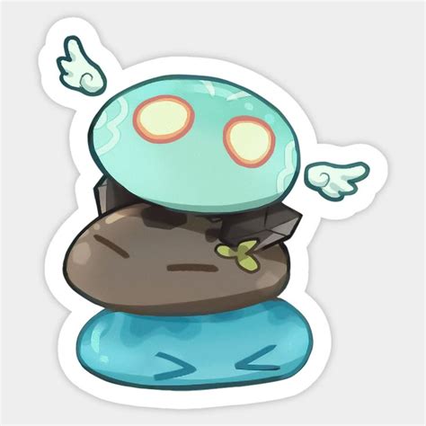 Slimes Genshin Impact By Asiapenguin Shop Cool Stickers Cute Stickers Anime Printables
