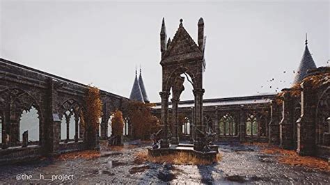 Harry Potter Roleplay Inside Hogwarts Clocktower Courtyard Showing 1