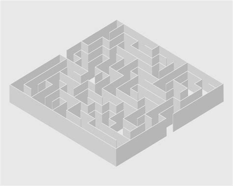 Free Vector 3d Style Labyrinth Puzzle Pattern Background Discover The