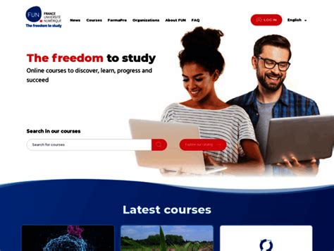 Bienvenue Au Fun Moocfr Page Fun The Freedom To Study Fun Mooc