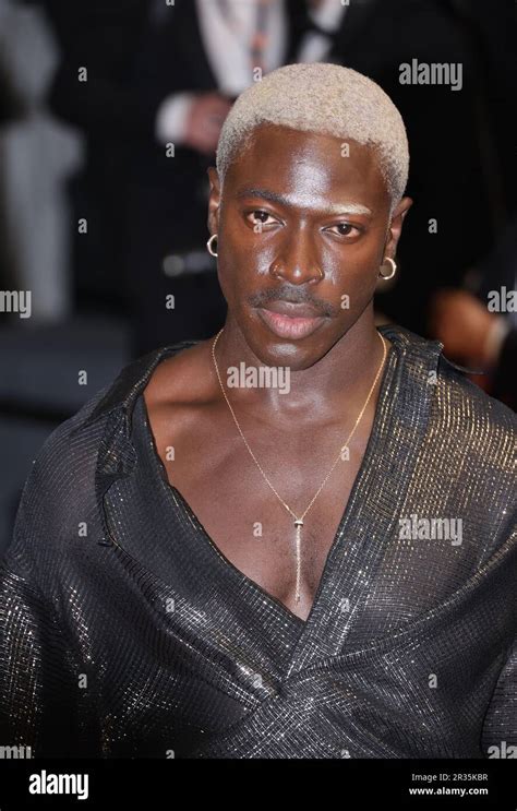 Cannes France 22nd May 2023 Moses Sumney Attends The The Idol Red