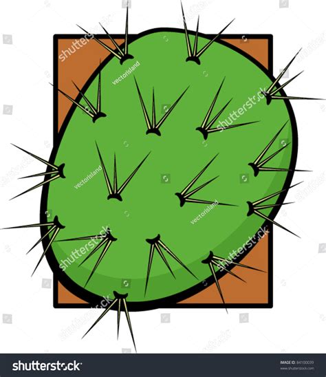 Prickle Pear Nopal Stock Vector Royalty Free 84100039 Shutterstock