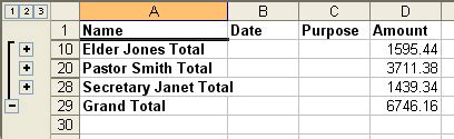 Getting Subtotals In Microsoft Excel Office Articles