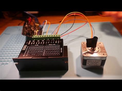how to control a stepper motor with tb6600 driver and arduino