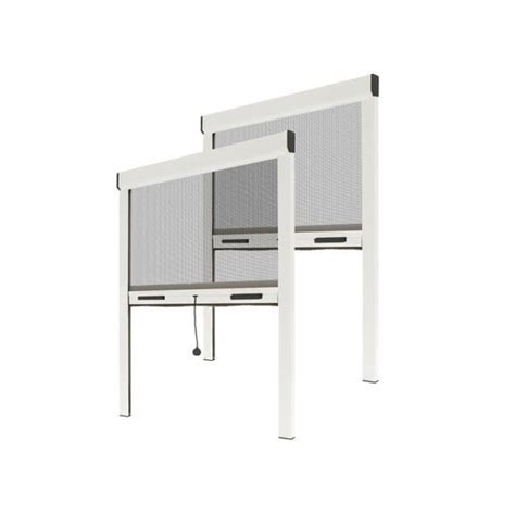 Store Moustiquaire Recoupable Alu AVOSDIM L 100 X H 160 Cm Blanc