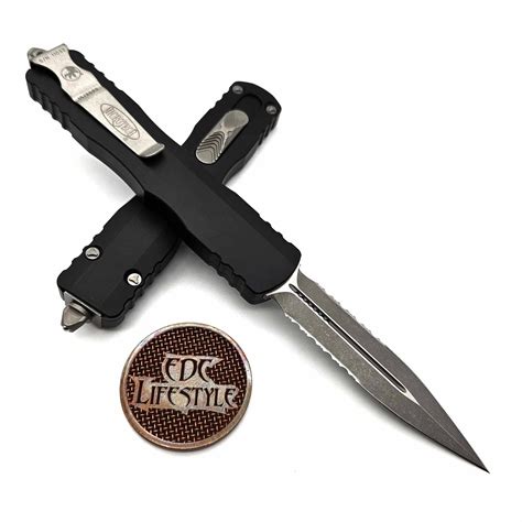 Microtech 227 11ap Dirac Delta Double Edge Partial Serrated Apocalyptic
