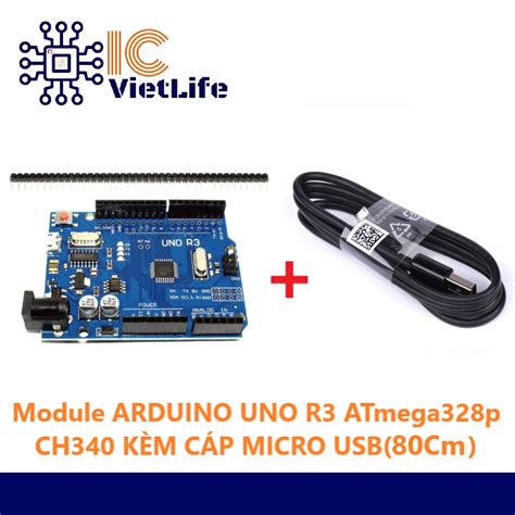 Module Arduino Uno R Atmega P Ch K M C P Micro Usb Cm Phi N