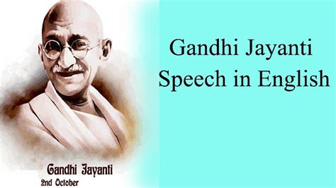 20 Best Gandhi Jayanti Speech In English