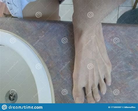 Foodporn Fetish Eat Foot Lick Femdom Money Stock Image Image Of