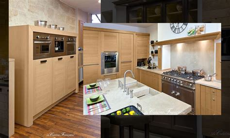 La Cuisine Française Atelier Cuisine Style Loft En Chêne Massif Lm