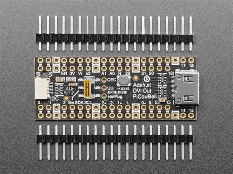 Adafruit PiCowbell DVI Output For Pico Works With HDMI Display ID Adafruit Industries
